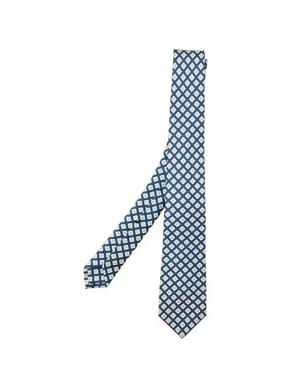 Kiton Geometric Print Neck Tie