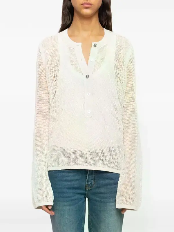 Zadig&Voltaire Mandala Open-knit Sweater