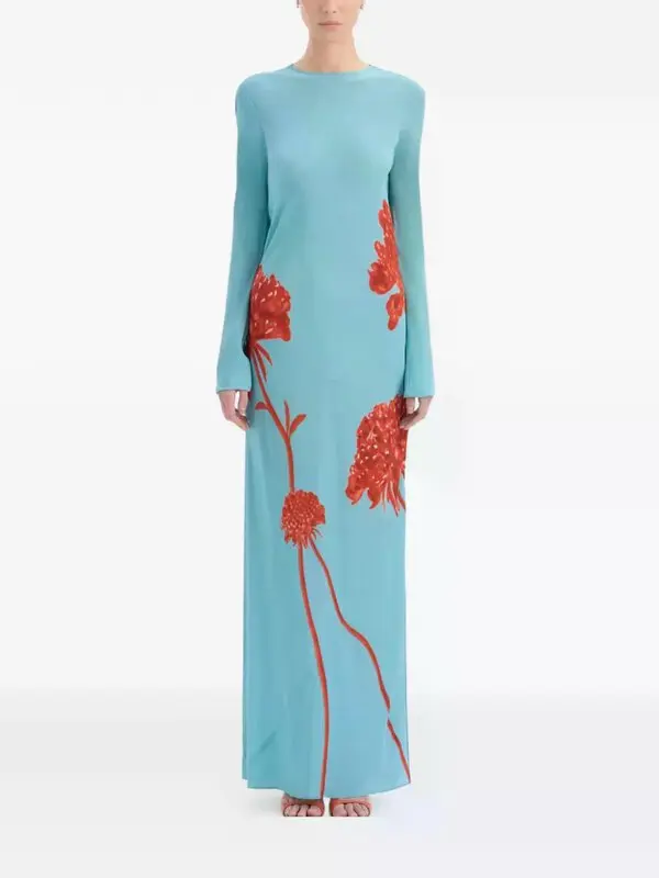 SIR. Amelie Long Sleeve Maxi Dress