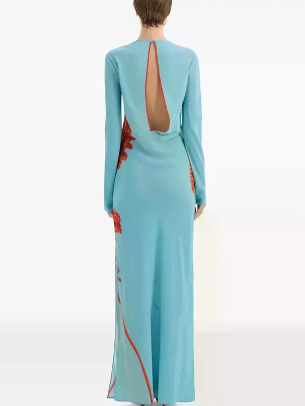 SIR. Amelie Long Sleeve Maxi Dress