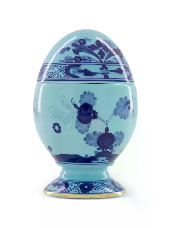 GINORI 1735 Oriente Italiano Floral-print Egg Cover - Blue
