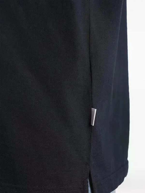 LARDINI Logo-tag Side-slit T-shirt