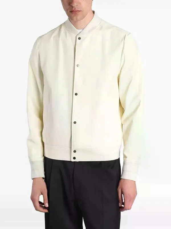 SALVATORE SANTORO Leather Bomber Jacket