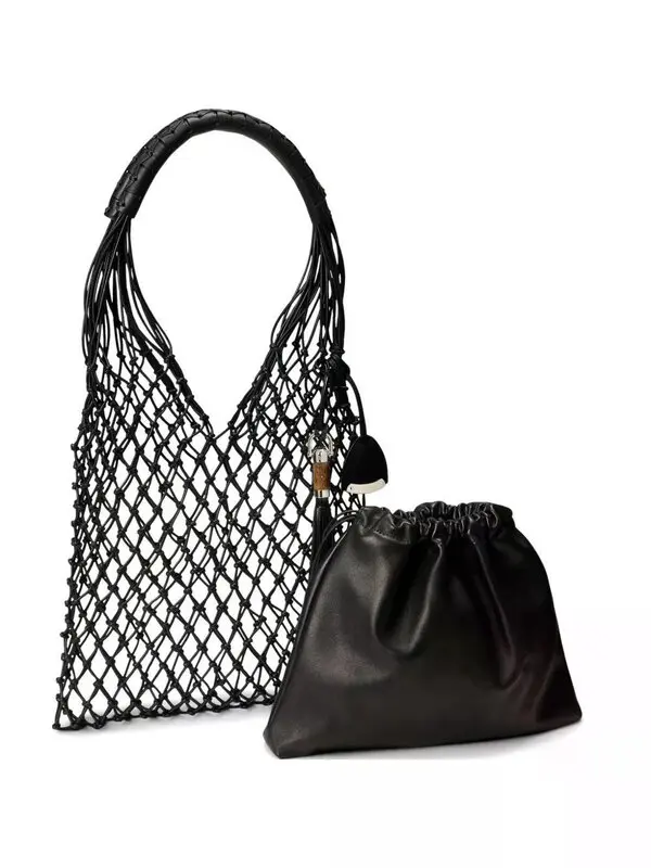 Ralph Lauren Macramé Tote Bag - Black
