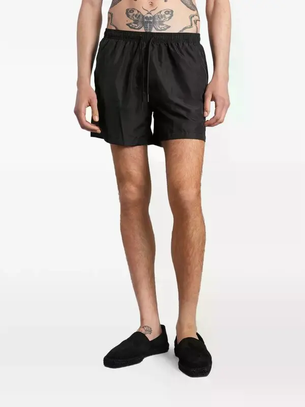 Tagliatore Swim Shorts With Logo Patch