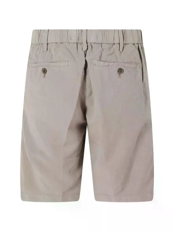MYTHS Elasticated Drawstring Shorts - Neutrals