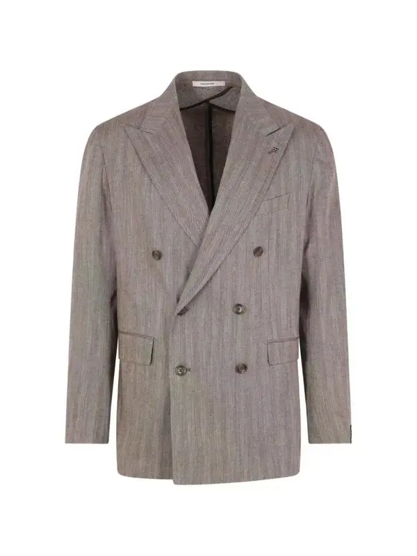Tagliatore Herringbone Double-breasted Suit