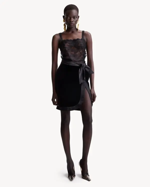 Saint Laurent Lace Camisole - Noir