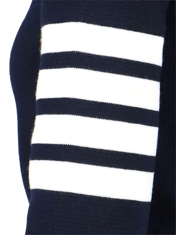 Thom Browne 4-bar" Crewneck Sweater - Blue