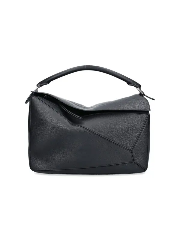 Loewe Puzzle" Large Shoulder Bag - Black