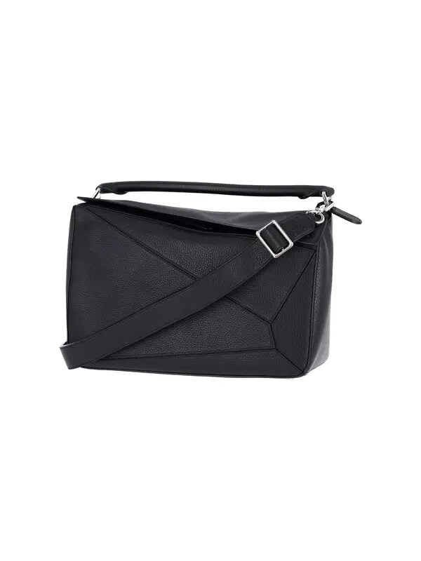 Loewe Large "puzzle" Shoulder Bag - Black