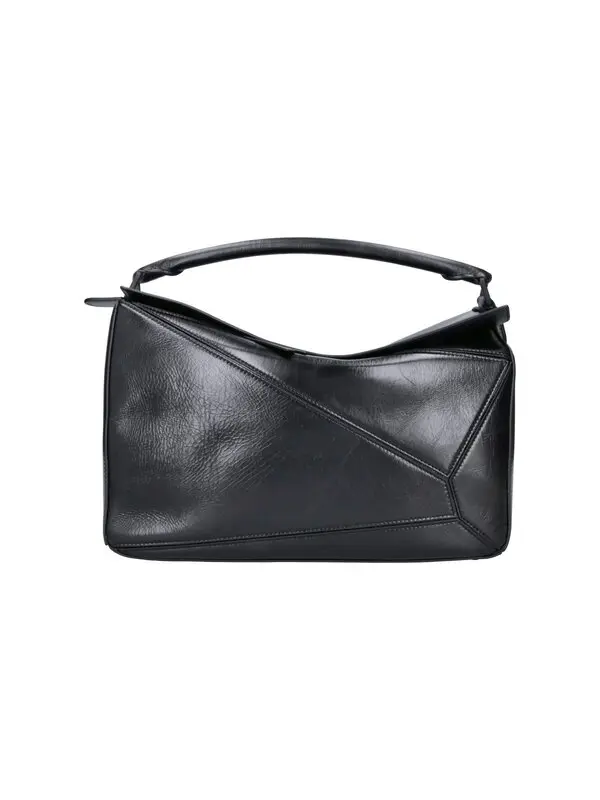 Loewe Large "puzzle" Shoulder Bag - Black