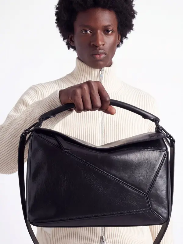 Loewe Large "puzzle" Shoulder Bag - Black