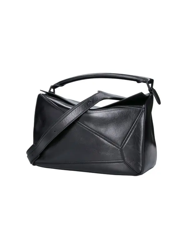 Loewe Large "puzzle" Shoulder Bag - Black