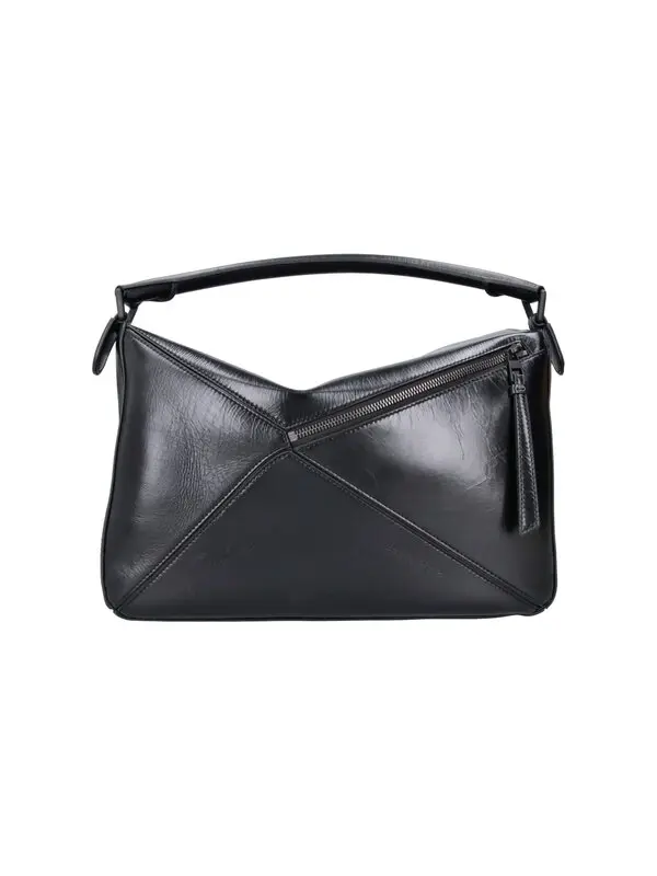 Loewe Large "puzzle" Shoulder Bag - Black