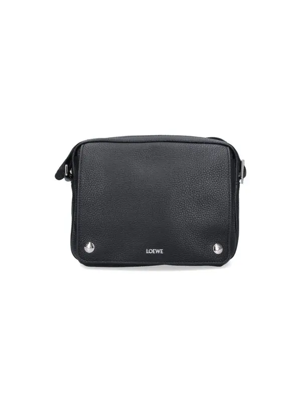 Loewe Messenger Pebble" Shoulder Bag - Black