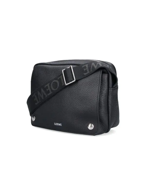 Loewe Messenger Pebble" Shoulder Bag - Black