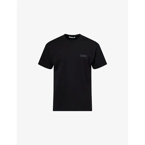 Givenchy Appliqué Logo Cotton T-shirt - Black