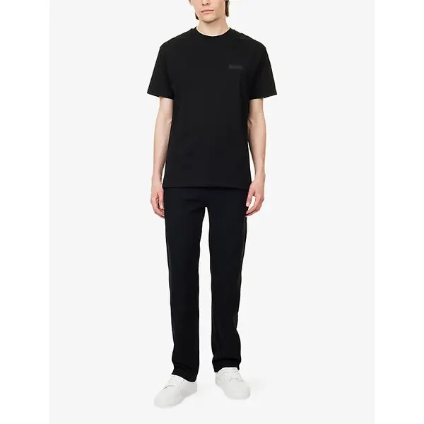 Givenchy Appliqué Logo Cotton T-shirt - Black