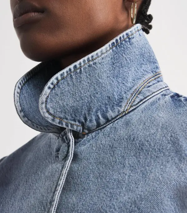 FRAME The Palm Cropped Denim Jacket