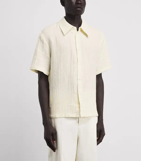 Séfr Cotton-linen Wes Shirt