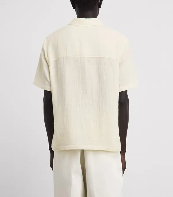 Séfr Cotton-linen Wes Shirt