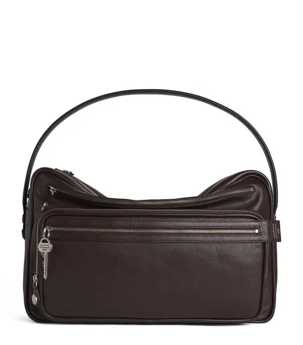 Acne Studios Leather Shoulder Bag - Brown