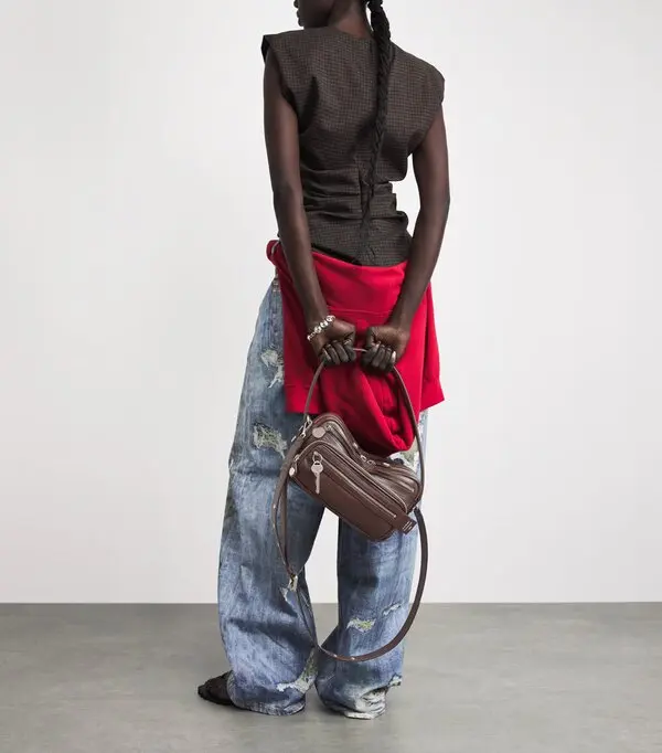 Acne Studios Leather Camera Shoulder Bag