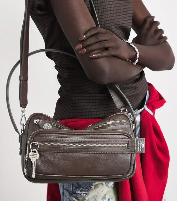 Acne Studios Leather Camera Shoulder Bag