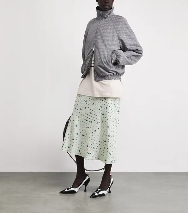 Acne Studios Checked Jacquard Bomber Jacket