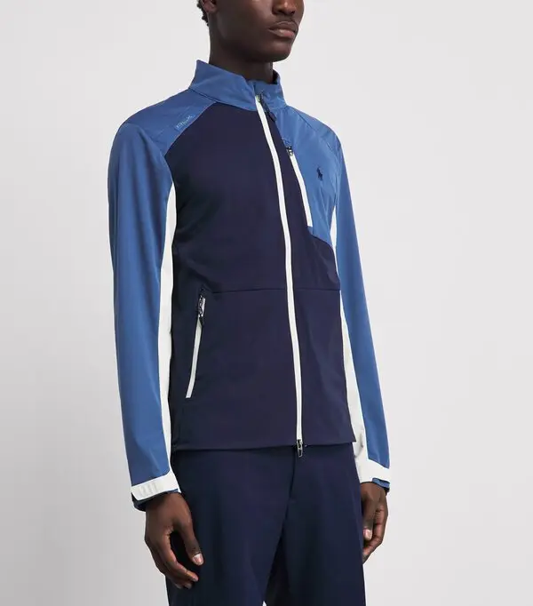Rlx Ralph Lauren Color-blocked Packable Windbreaker Jacket