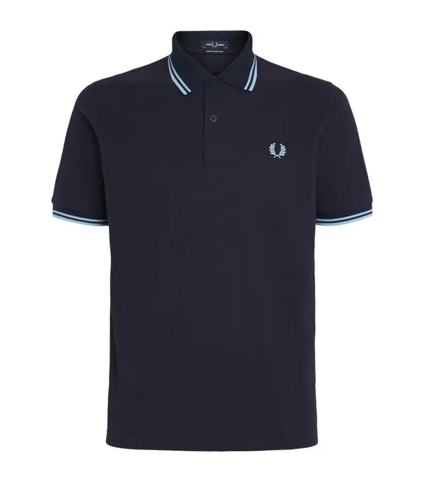 Fred Perry Twin Tipped Polo Shirt - Navy