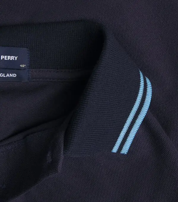Fred Perry Twin Tipped Polo Shirt - Navy