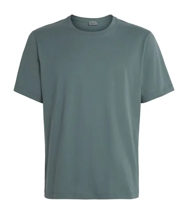 Hanro Cotton Living Crew-neck T-shirt - Green