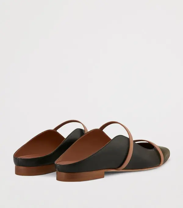 MALONE SOULIERS Leather Maureen Mules With Pointed Toe - Black