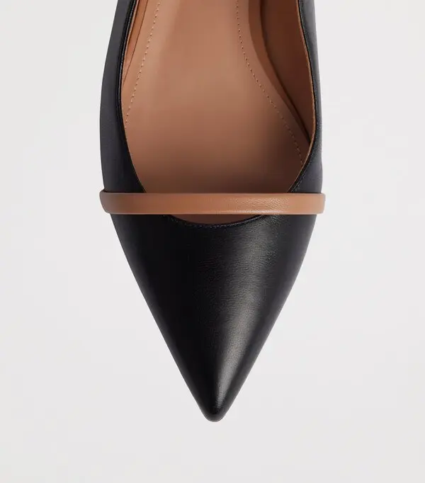 MALONE SOULIERS Leather Maureen Mules With Pointed Toe - Black