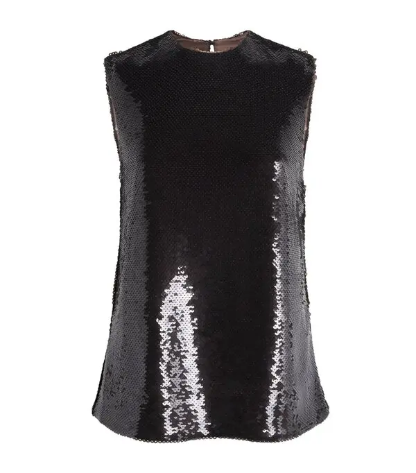 ESSE STUDIOS Sequined Sleeveless Top
