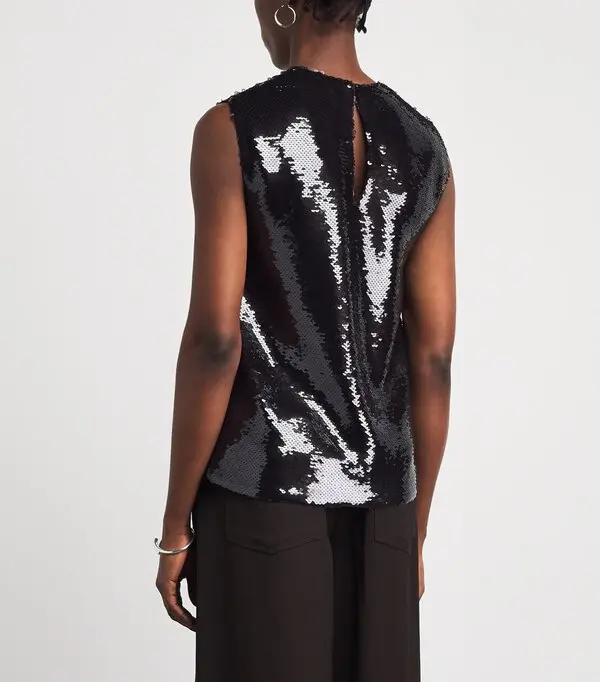 ESSE STUDIOS Sequined Sleeveless Top