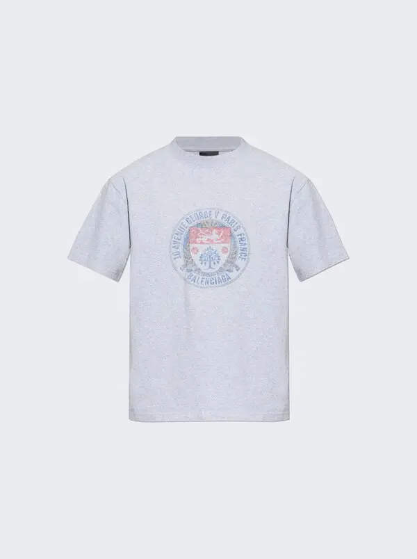 Balenciaga Standard Tee Light Heather Grey