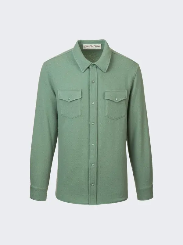 GOD'S TRUE CASHMERE Agave Cashmere Solid Emerald