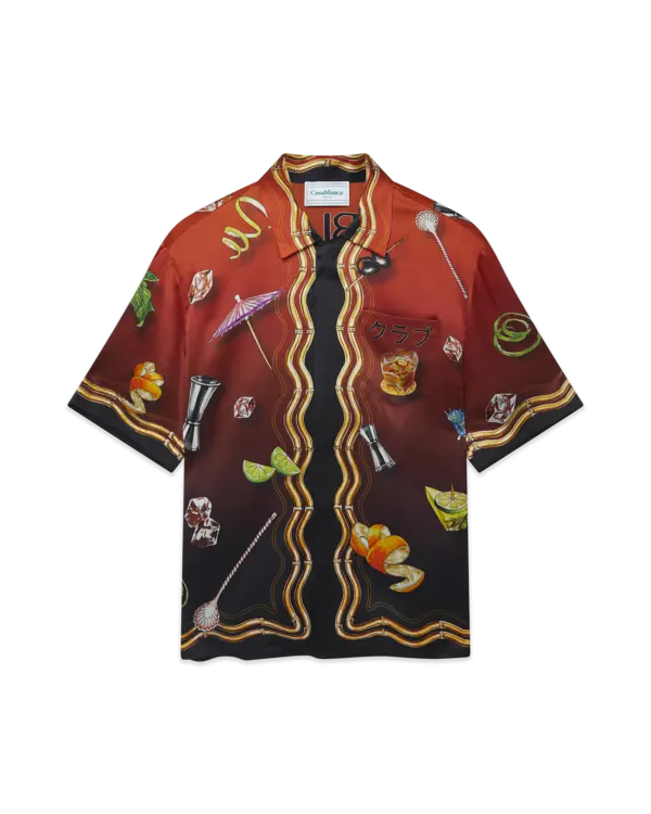Casablanca Casa Club Sunset Silk Shirt
