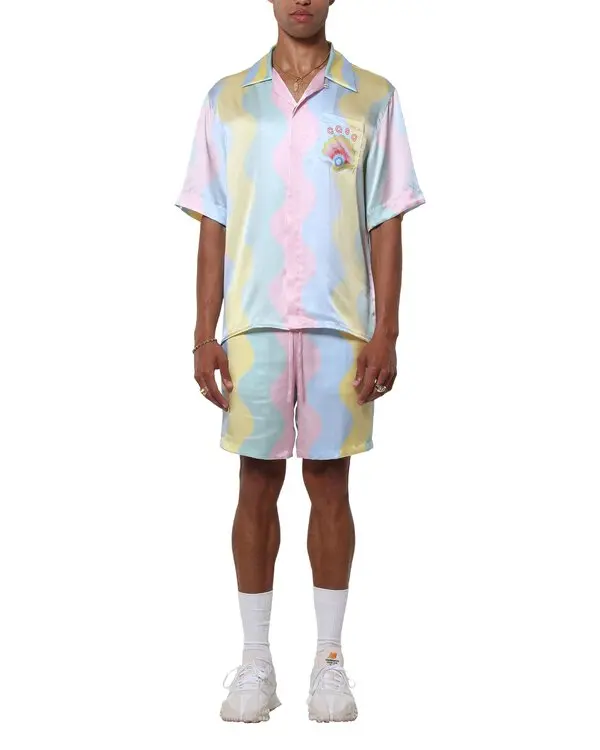 Casablanca Casa Shell Wave Silk Shirt