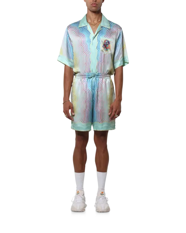 Casablanca Masao San Silk Shorts