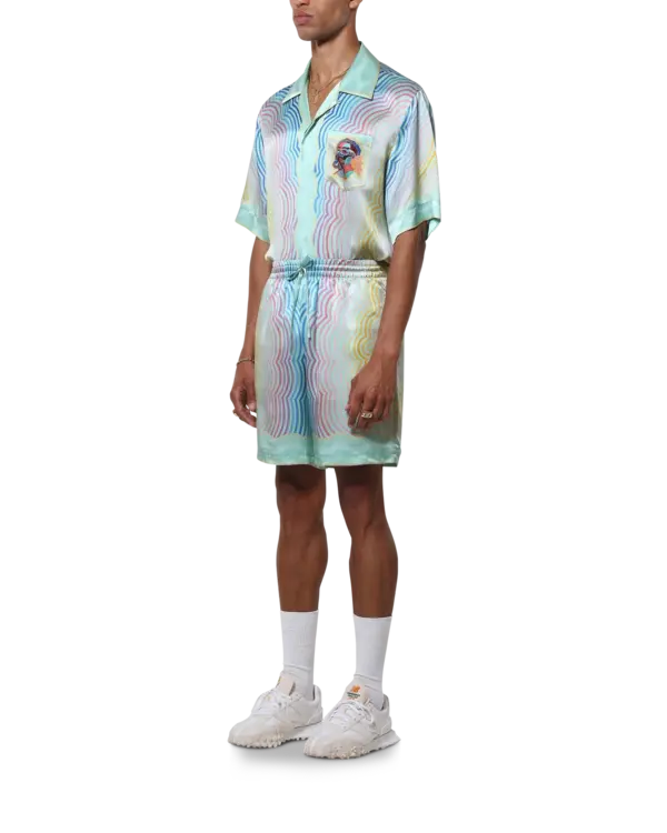 Casablanca Masao San Silk Shorts