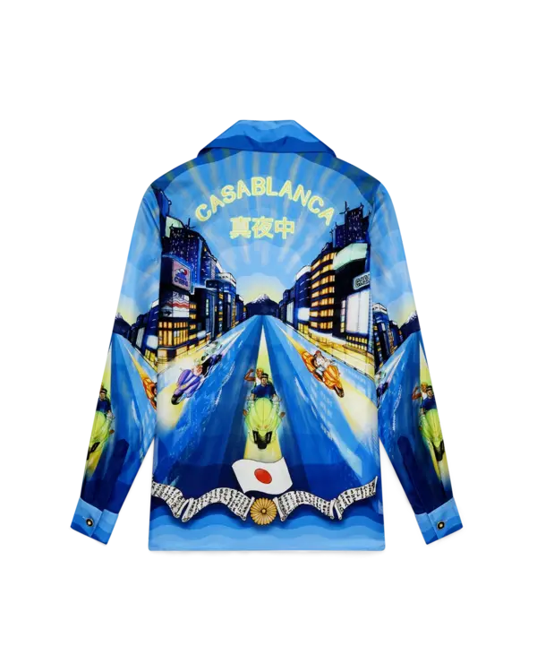 Casablanca Tokyo Night Silk Shirt
