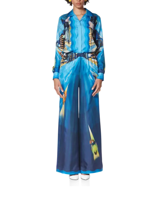 Casablanca Tokyo Night Silk Shirt
