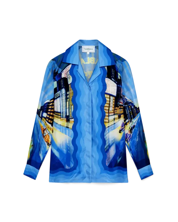 Casablanca Tokyo Night Silk Shirt