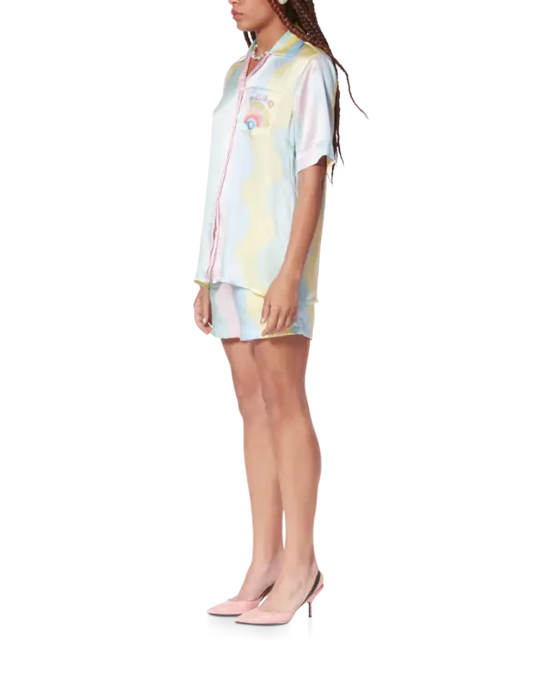 Casablanca Casa Shell Wave Silk Shirt