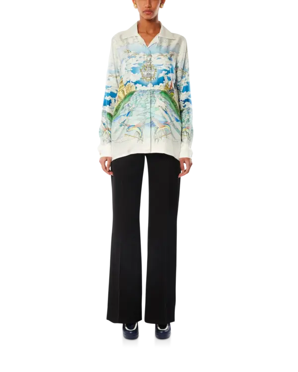 Casablanca Le Vol Ideal Silk Shirt