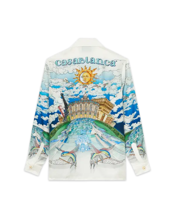 Casablanca Le Vol Ideal Silk Shirt